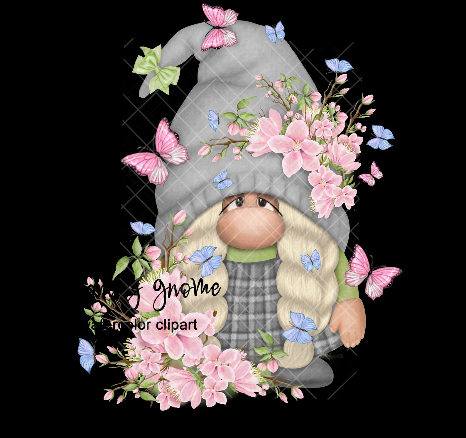 Gnome Spring PNG Clipart Cute Gonk Image Decal Eastertumbler - Etsy
