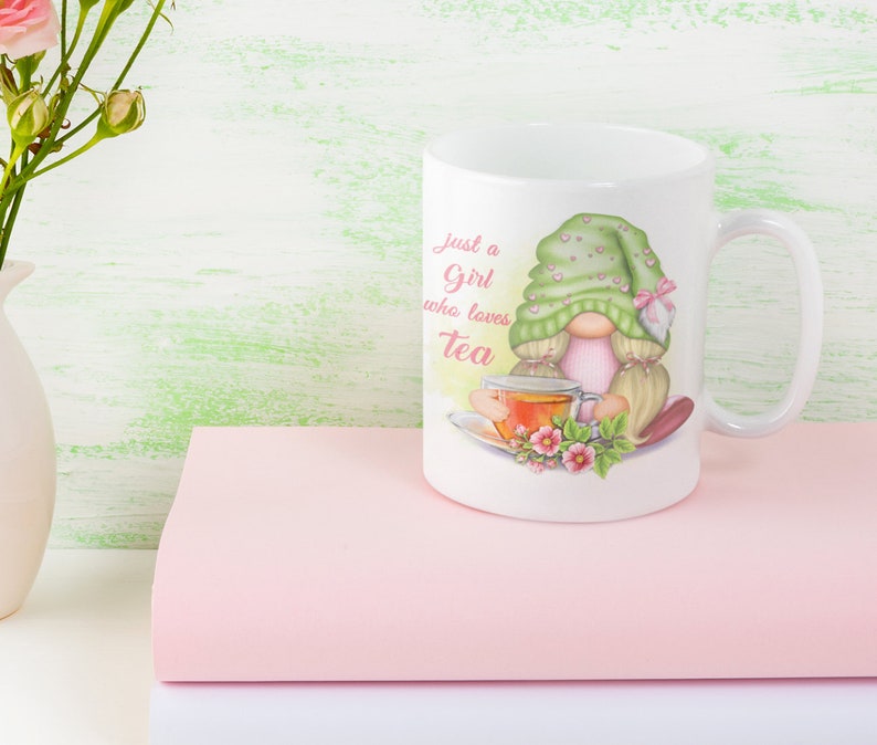 Watercolor Gnome PNG Clipart Tea Lovers Gift Ideas Cute Gonk | Etsy