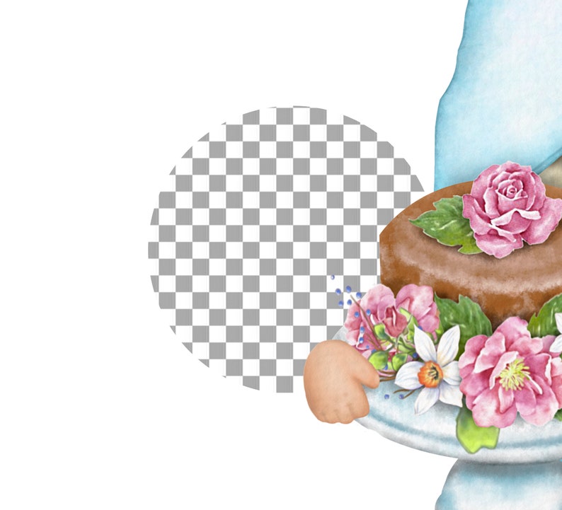 Baking Gnome PNG Cute Gonk Clipart Apron Funny Bakery Chef - Etsy