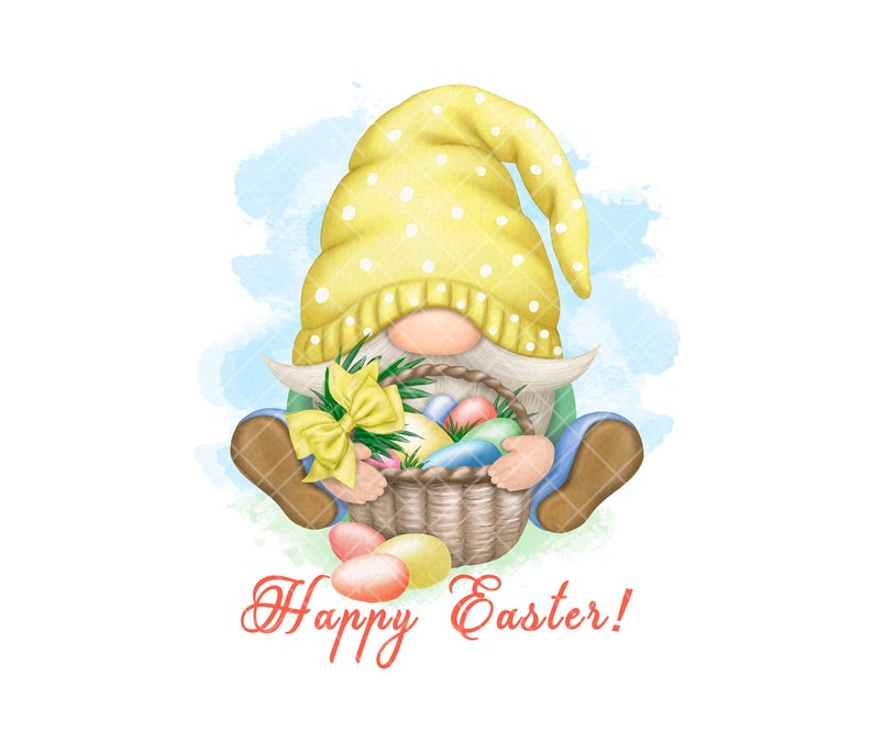 Easter Gnome PNG Clipart Cute Gonk Easter Decal Tumbler - Etsy