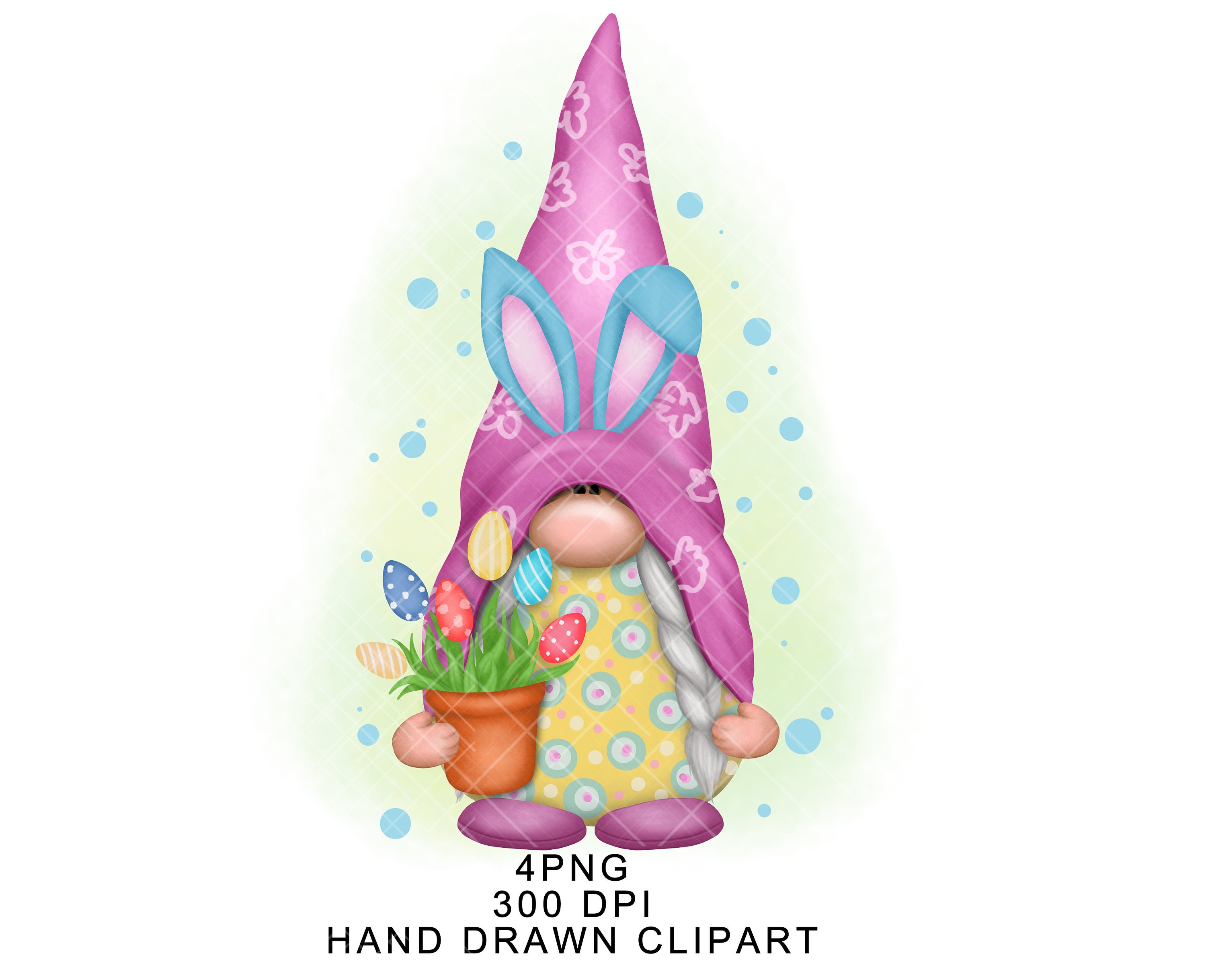 Easter Gnome PNG Clipart Spring Cute Gonk Decal Tumbler - Etsy