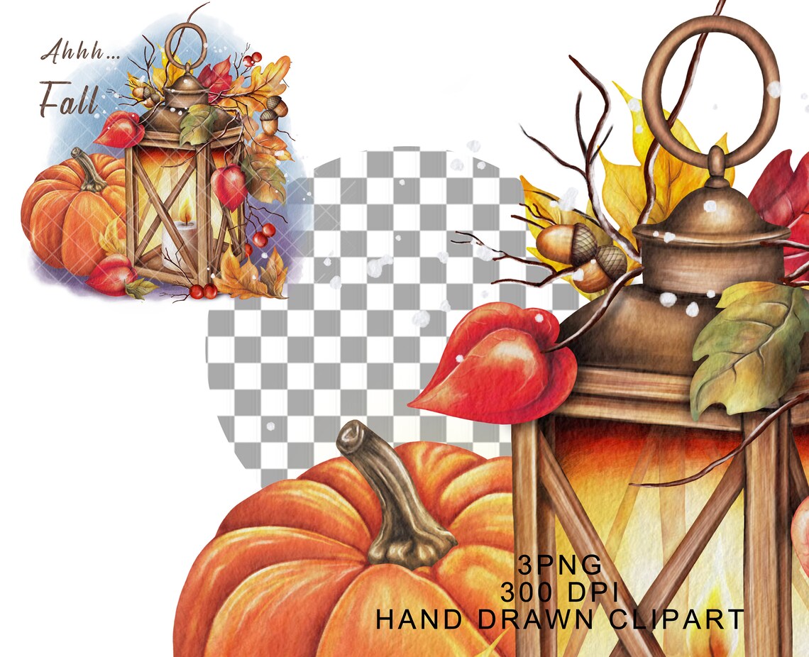 Ahhh Fall PNG Clipart Autumn Design Cute Pumpkins Thanksgiving ...