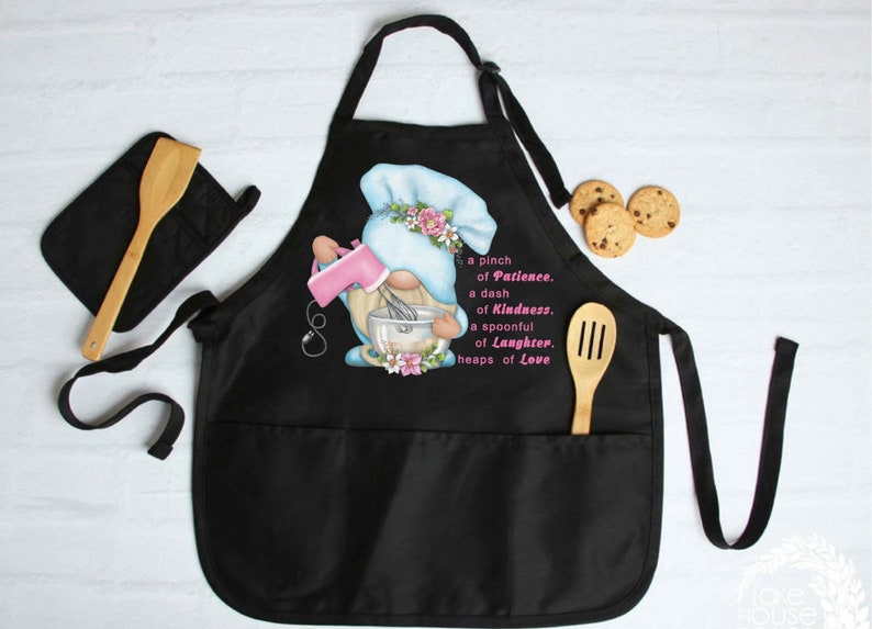 Bake Gnome PNG Cute Gonk Clipart Apron Funny Bakery Chef Watercolor ...