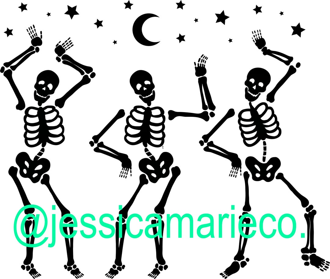 Dancing Skeleton - Etsy