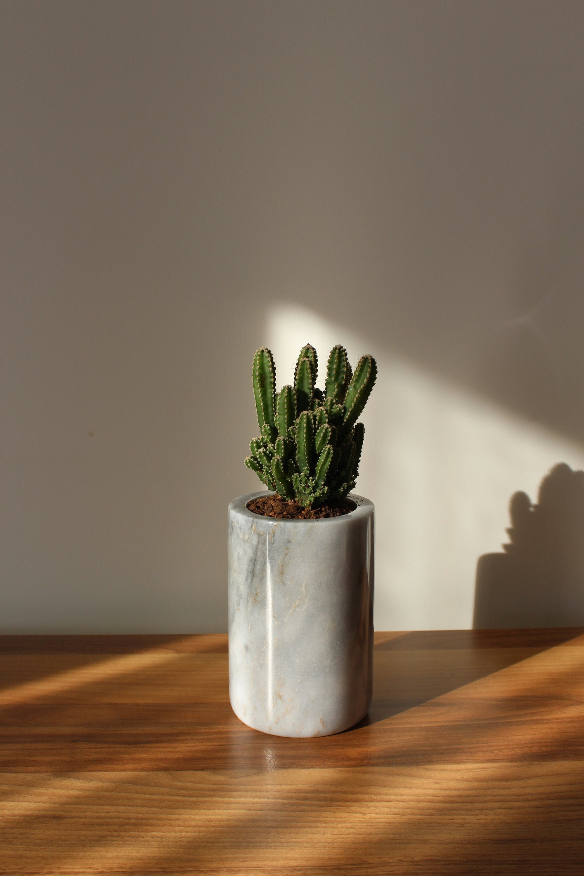 Marble Pot, Original Grey Marble Pot, Marble Vase, Pots for Plants ...