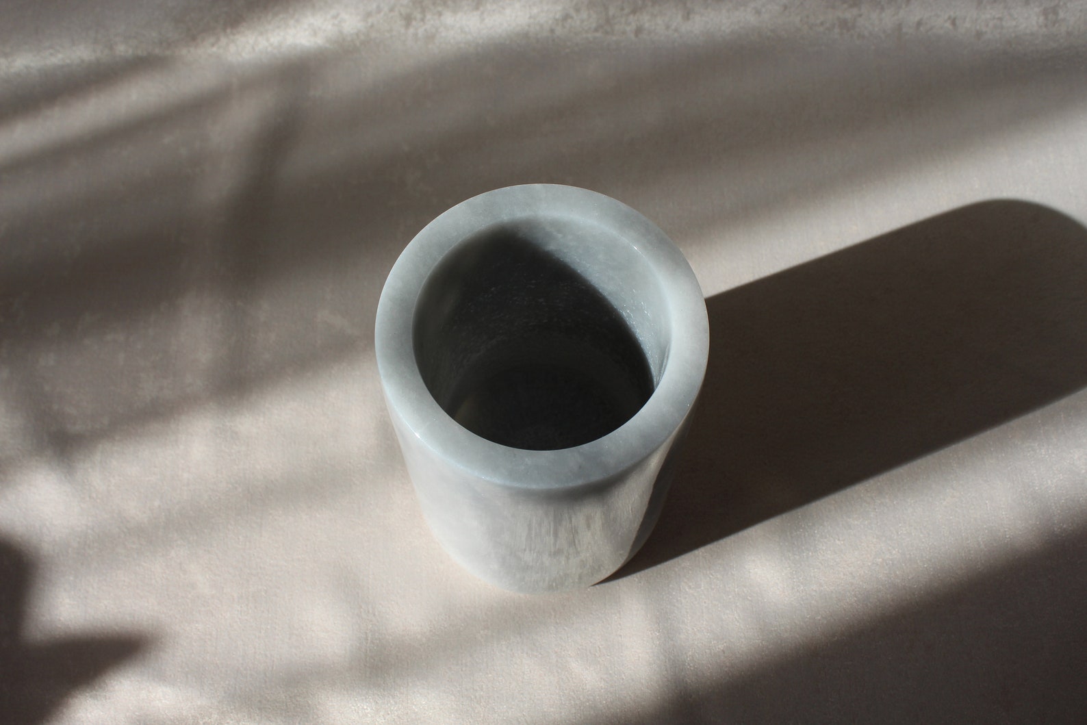 Marble Pot, Original Grey Marble Pot, Marble Vase, Pots for Plants ...