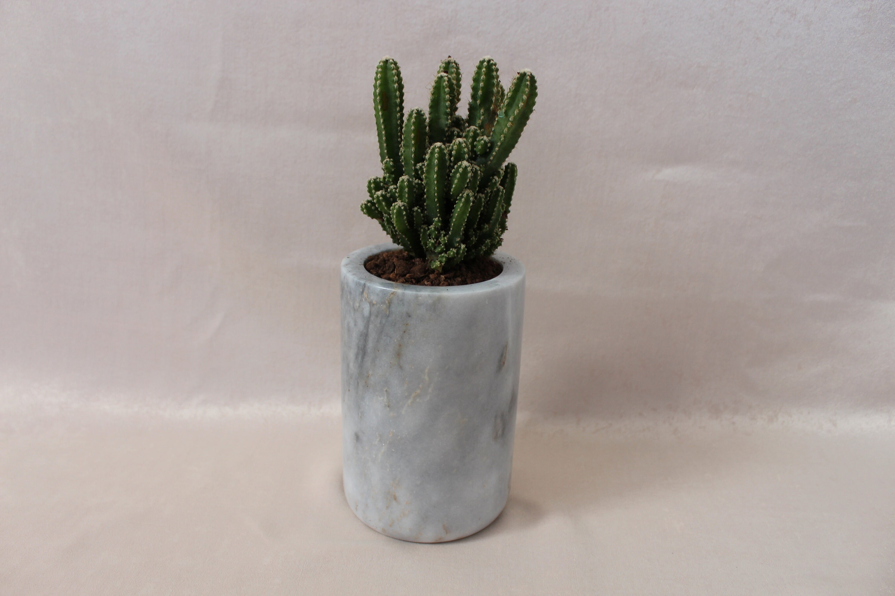 Marble Pot, Original Grey Marble Pot, Marble Vase, Pots for Plants ...