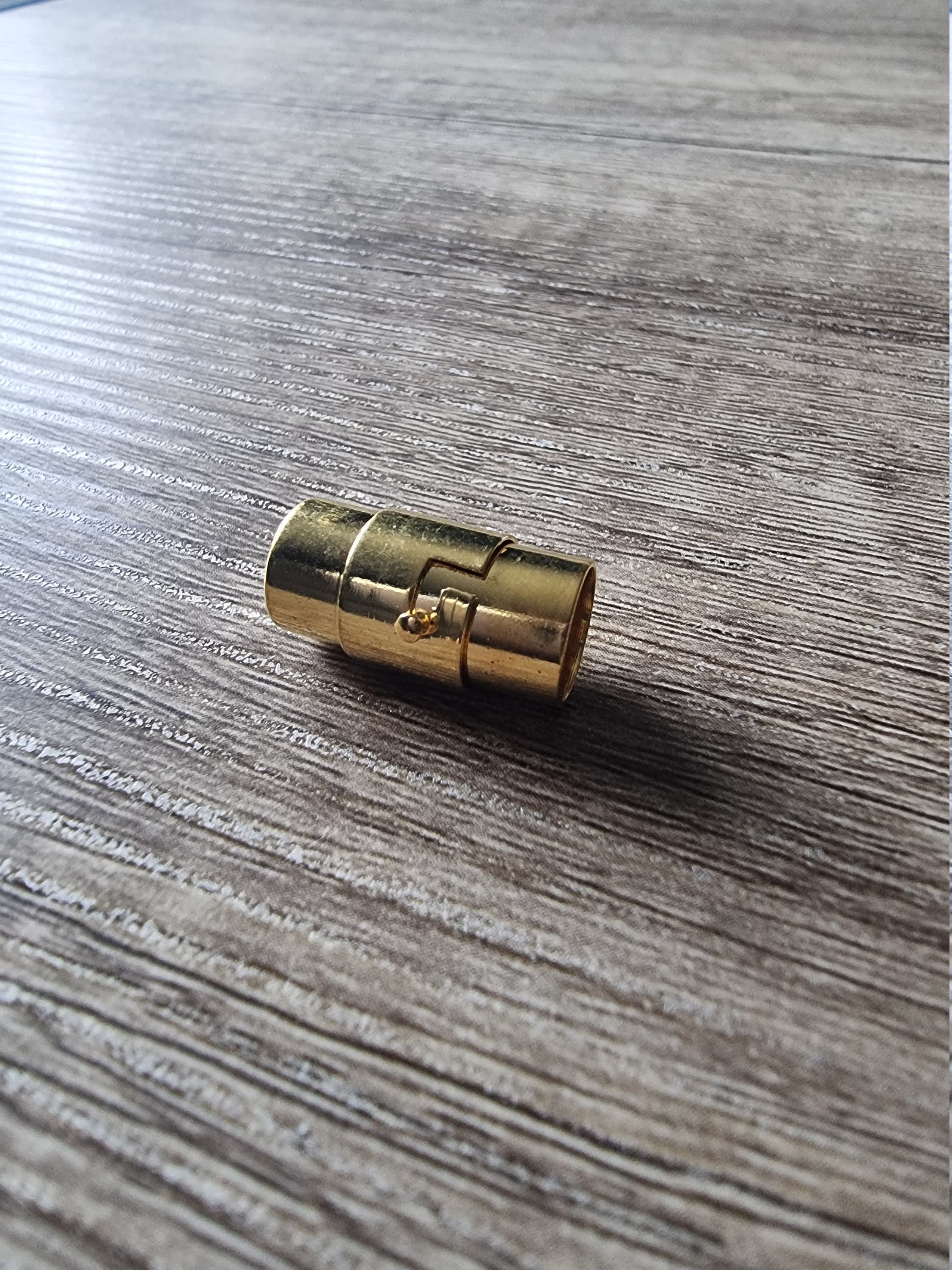 Gold Coloured Barrel Clasp 8mm - Etsy