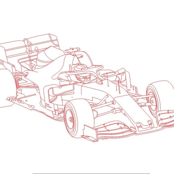 F1 Drawing - Etsy