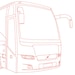 Coach Bus, Vector Line Drawing Illustration, AI, Cdr, Dxf, Eps, Pdf ...