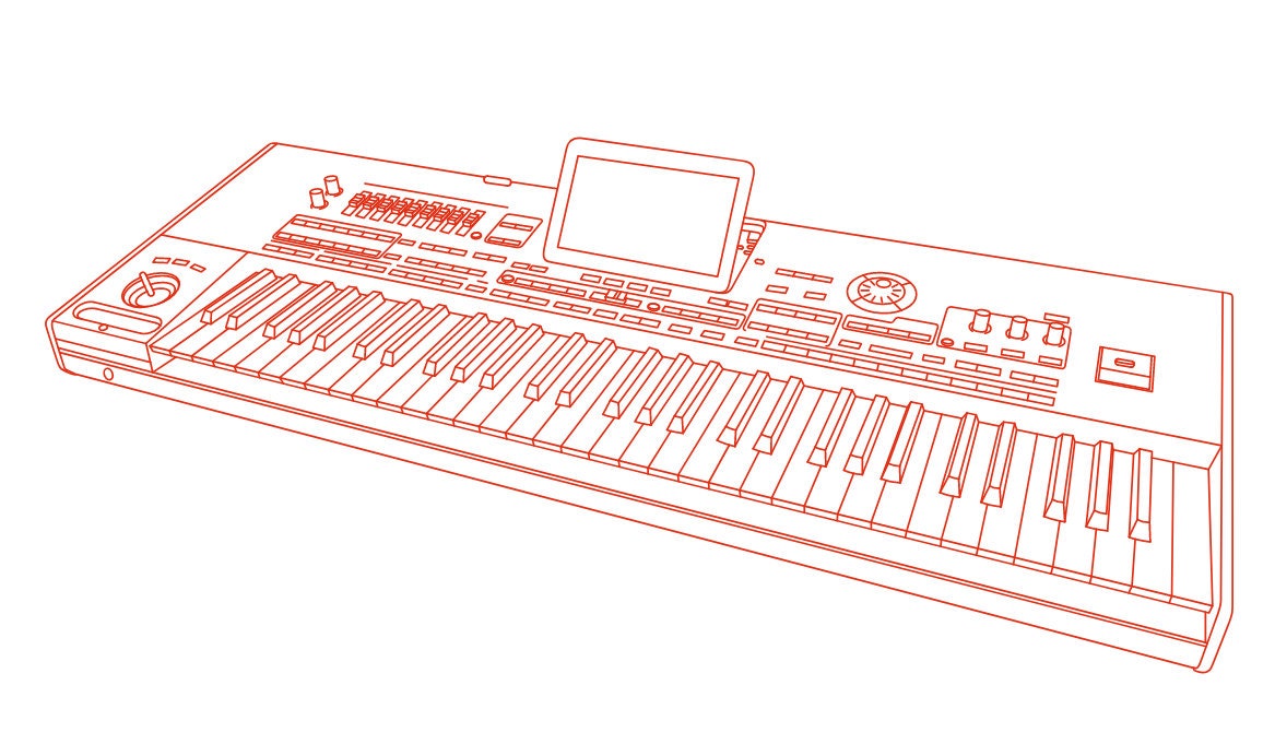 Synthesizer, Vector Line Drawing Illustration, AI, Cdr, Dxf, Eps, Pdf ...