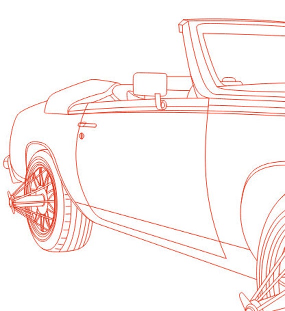Old Car Drawings Easy