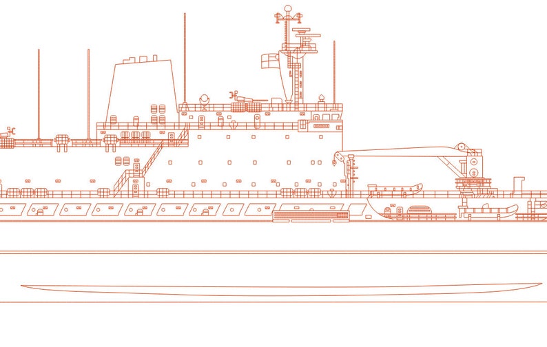 2 Ships, Vector Line Drawing Illustration, AI, Cdr, Dxf, Eps, Pdf ...
