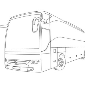 Enchanting School Bus Vector Illustration - Laser Engraving Digital ...