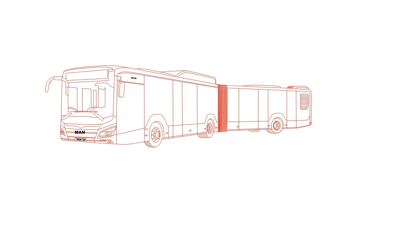 Bus, Vector Line Drawing Illustration, AI, Cdr, Dxf, Eps, Pdf Vector ...