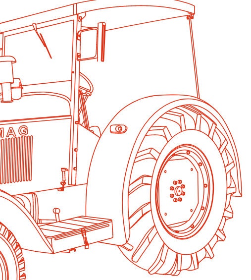 Tractor Line Drawing Illustration, AI, CDR, DXF, Eps, Pdf Vector Files ...