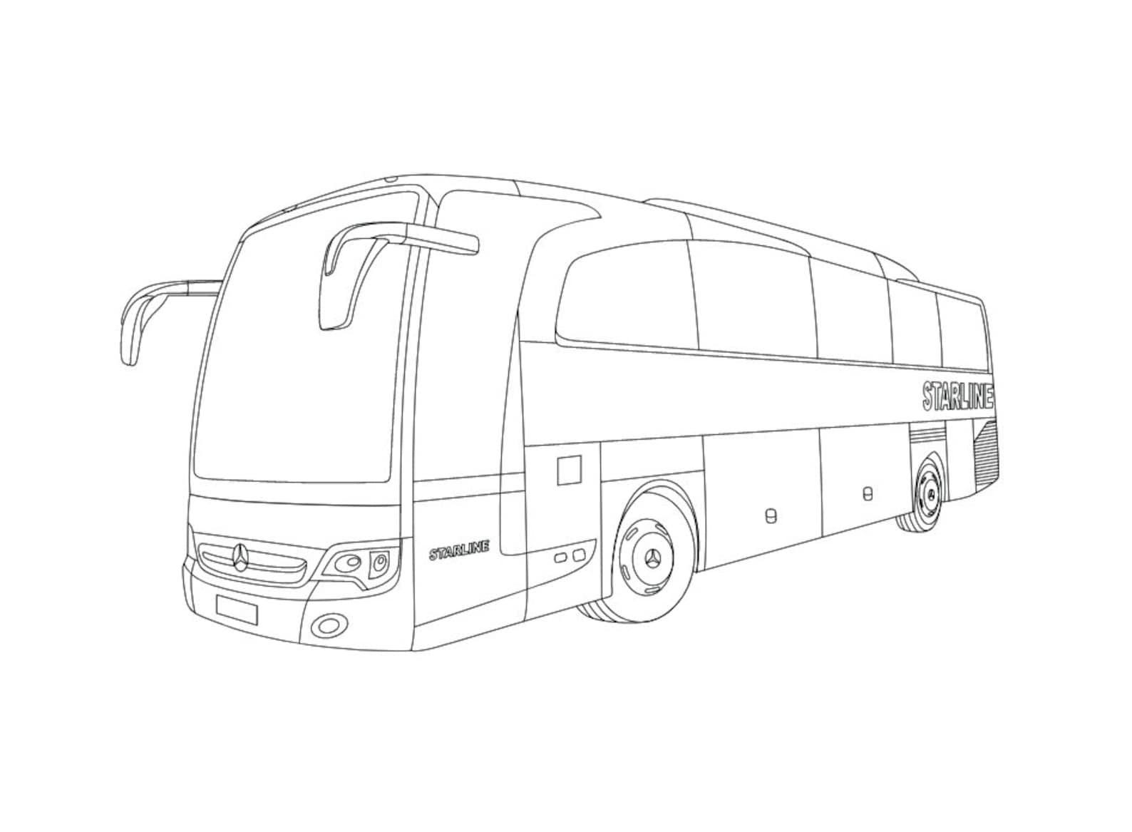 Enchanting School Bus Vector Illustration - Laser Engraving Digital ...