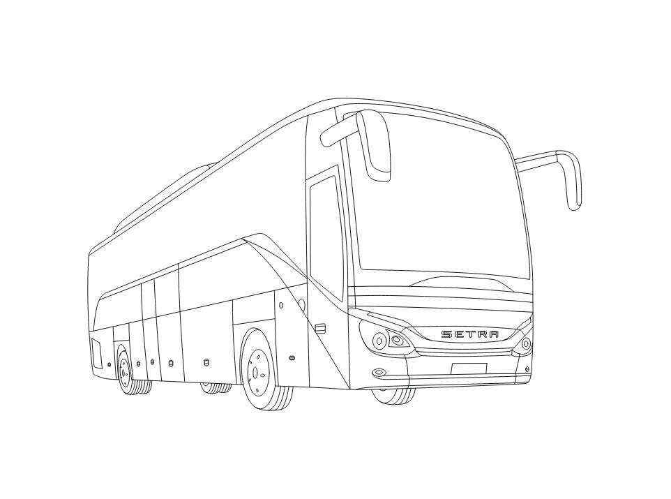 Enchanting School Bus Vector Illustration - Laser Engraving Digital ...