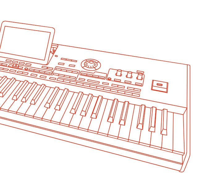 Synthesizer, Vector Line Drawing Illustration, AI, Cdr, Dxf, Eps, Pdf ...