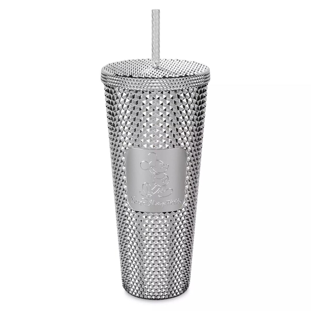 Disney World STARBUCKS Mickey Mouse Tumbler Limited Edition Geo Silver ...