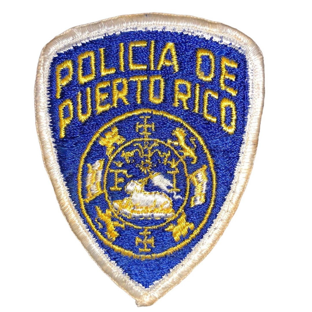 Policia De Puerto Rico Embroidered Collectible Patch - Etsy