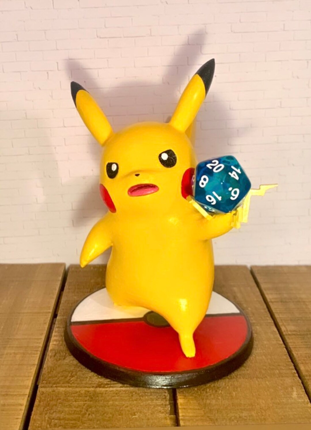 3D Printed Electric Mouse Dice Guardian Figurine Table Top Game RPG ...