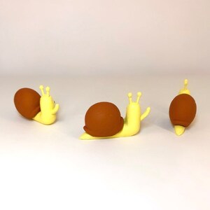 3D Printed Evil Snail Figurines Lich Snail Desk Buddy Snail Plant ...