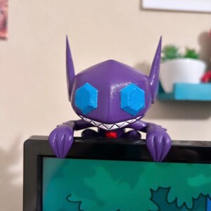 3D Printed Gremlin Figurine Computer Monitor Figure Screen Monitor ...