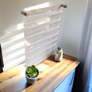 Wall Mounted Earring Display/wall Mounted Earring Organizer/minimalist ...