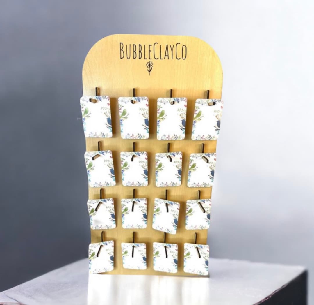 Large Craft Fair Earring Display Stand/retail Earring Display Stand ...