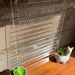 Wall Mounted Earring Display/wall Mounted Earring Organizer/minimalist ...