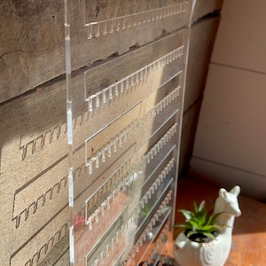 Wall Mounted Earring Display/wall Mounted Earring Organizer/minimalist ...