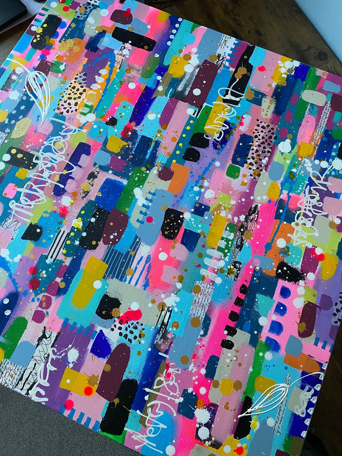 Bespoke Painting on Canvas (80x80cm) - Etsy