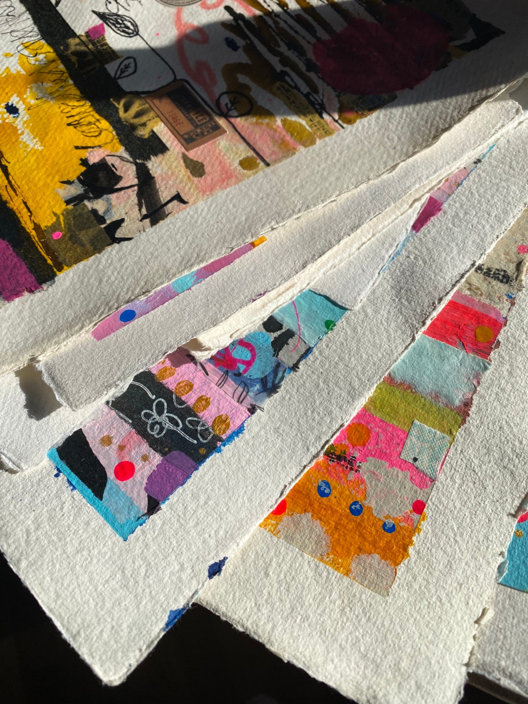 Bespoke Painting, 30 X 30cm on Handmade Paper. - Etsy