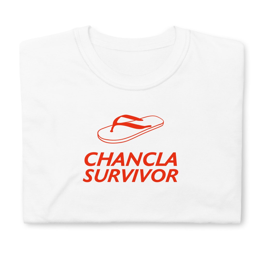 Chancla Survivor, Funny Spanish Saying, Latina T-shirt, Latina Novelty ...