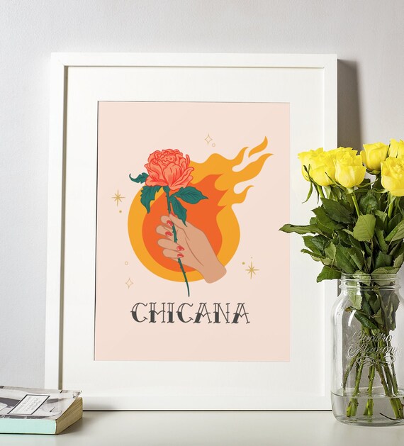 Latina Art Latinx Illustration Art Art in Spanish | Etsy