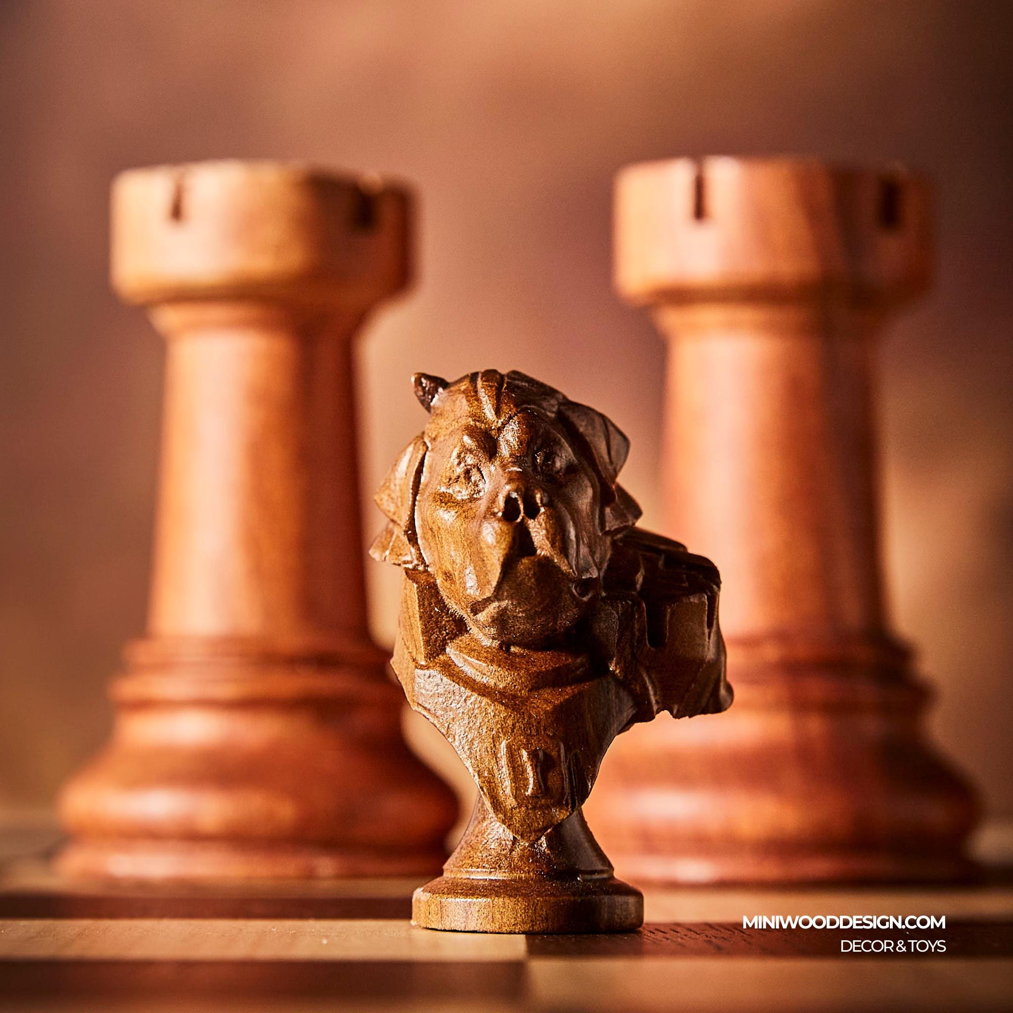 Dog Themed Chess Pieces Wooden Chess Pieces Premium Chess Pieces Dog ...