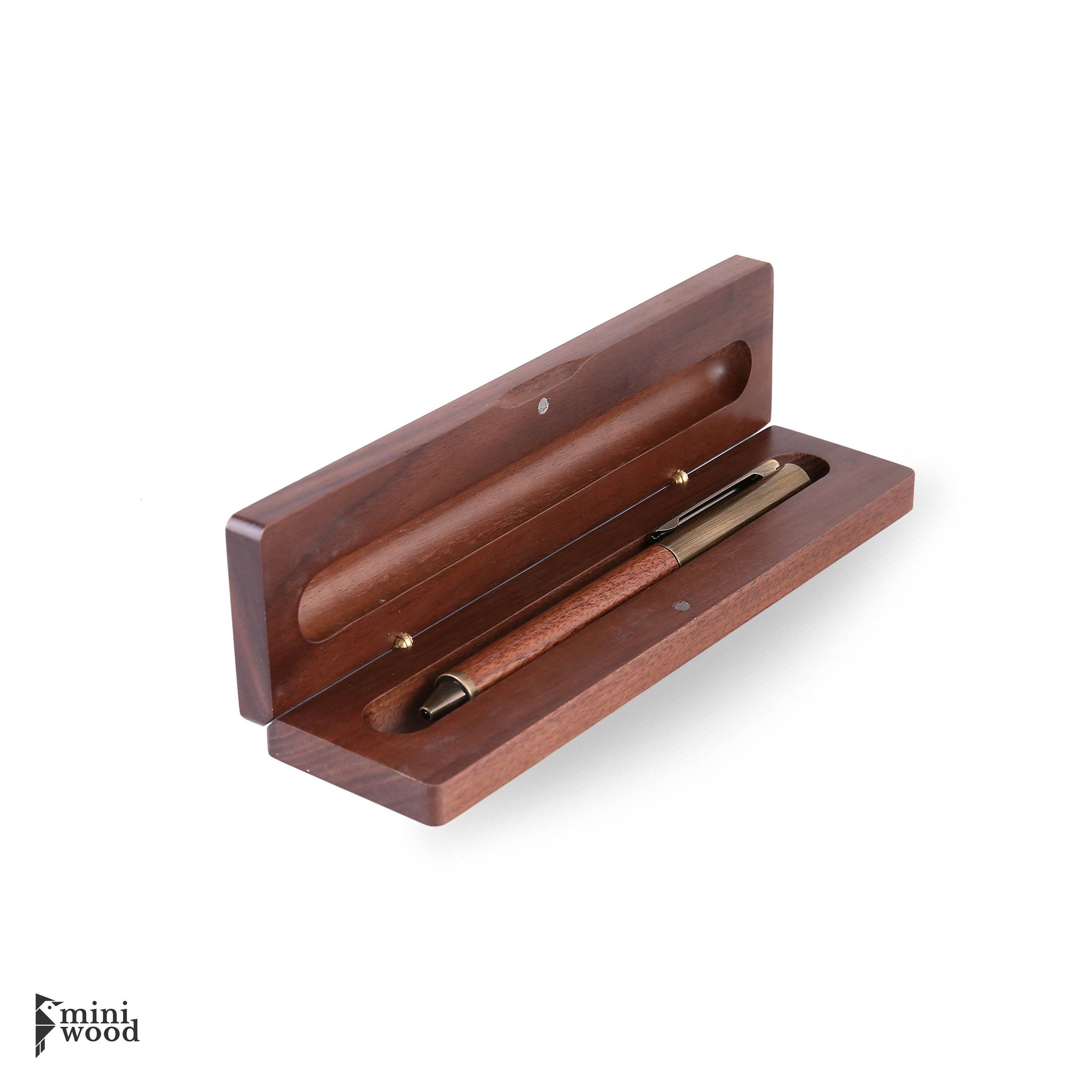 Wooden Ballpoint Pen Box / Gift Set for Him / Minimalist Gift Gifts for ...