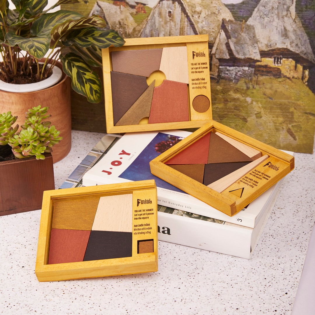 Wood Intelligent Puzzle Smart Puzzle for Both Adult and Children Puzzle ...