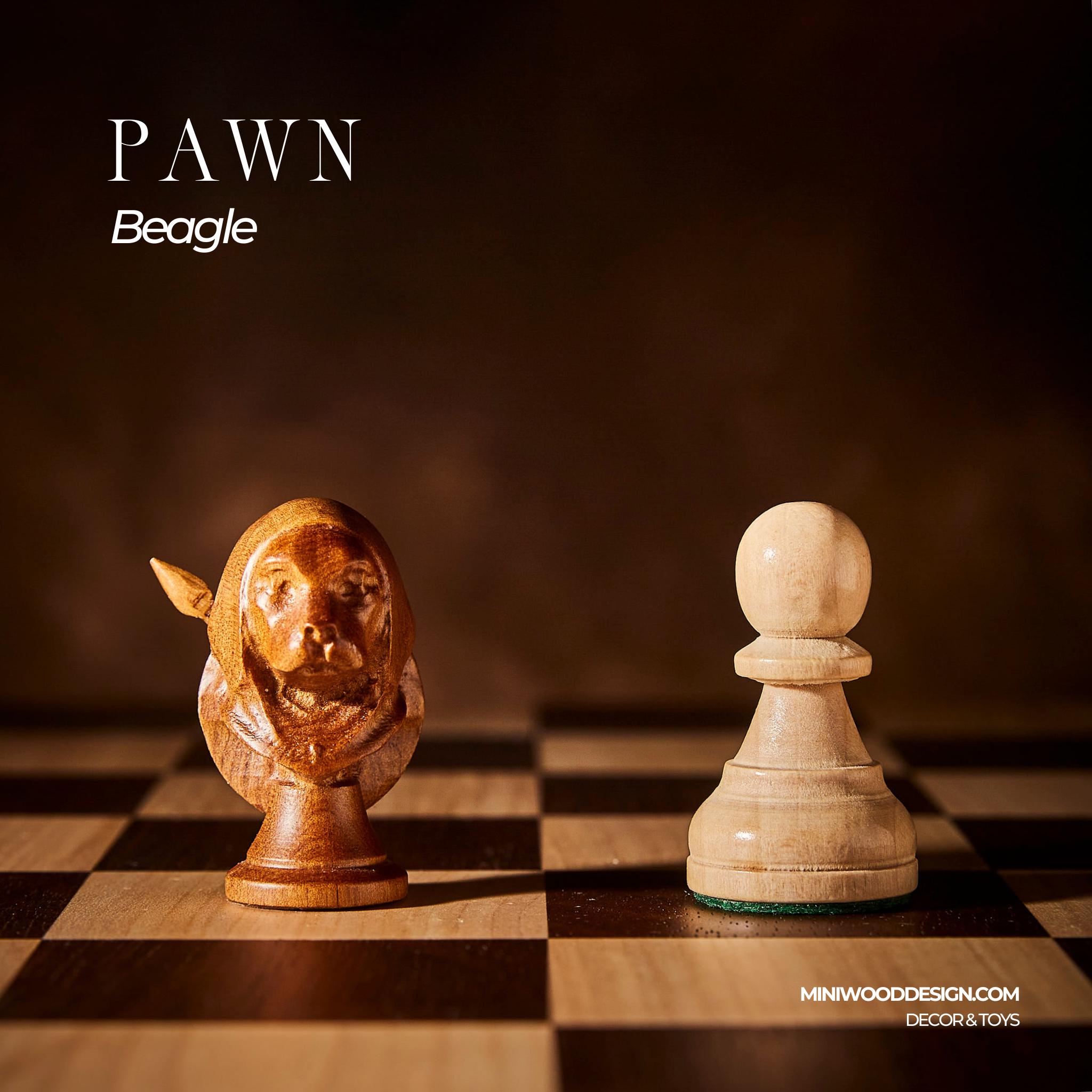 Dog Themed Chess Pieces Wooden Chess Pieces Premium Chess Pieces Dog ...