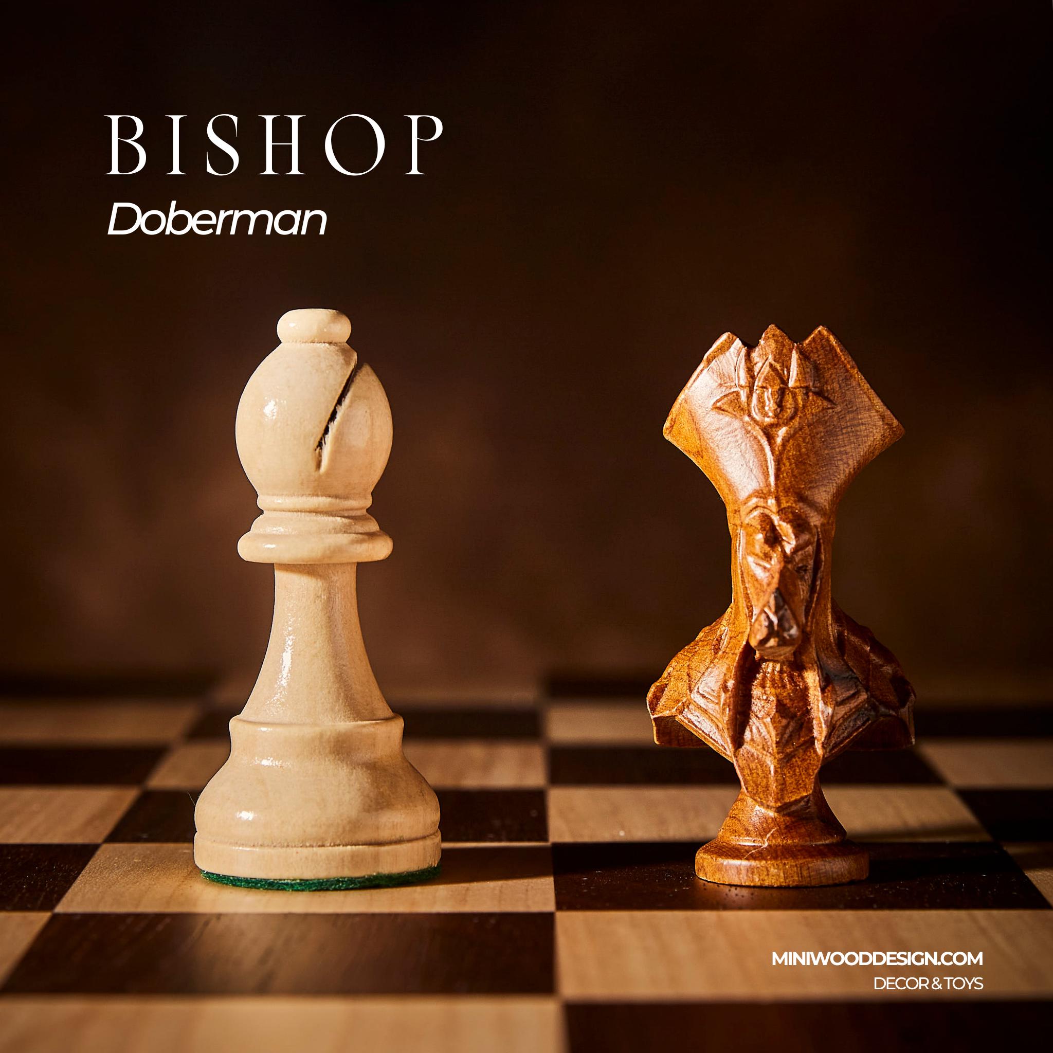 Dog Themed Chess Pieces Wooden Chess Pieces Premium Chess Pieces Dog ...