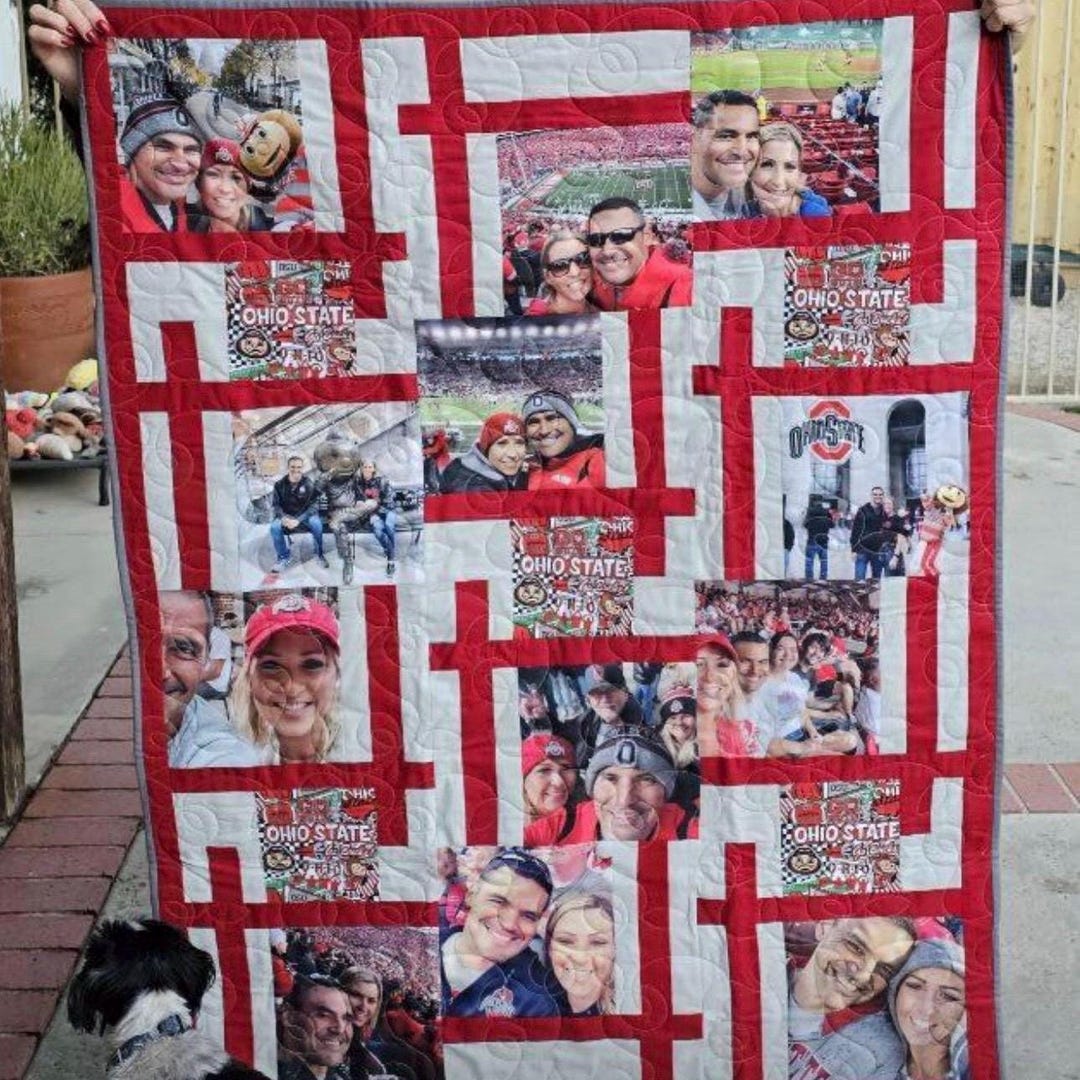 Custom Photo Quilt Blocks: Personalized Memory Quilts - Etsy