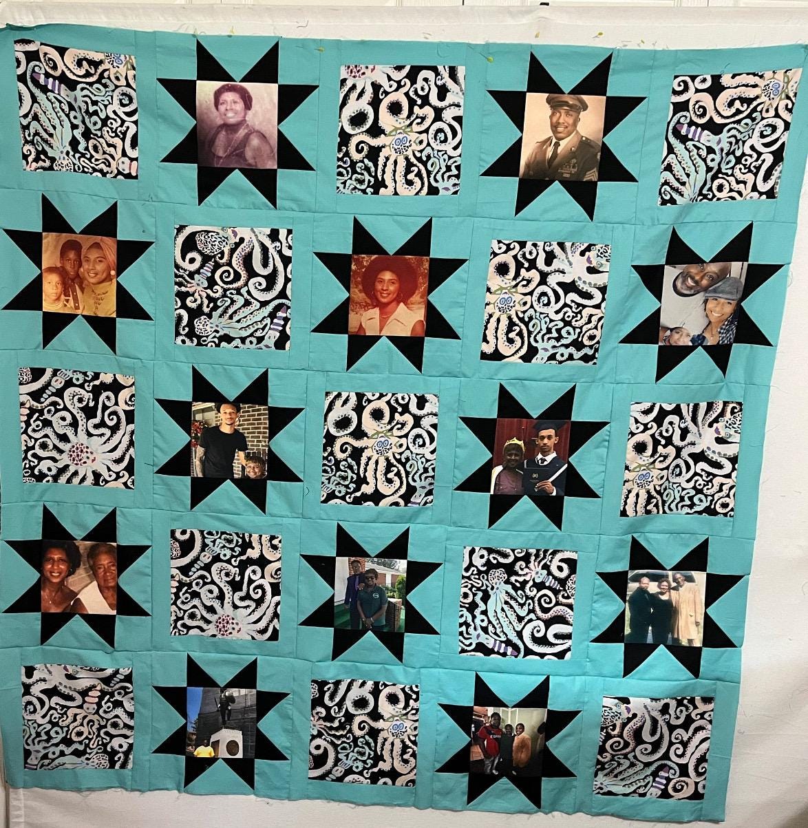 Custom Photo Quilt Blocks: Personalized Memory Quilts - Etsy