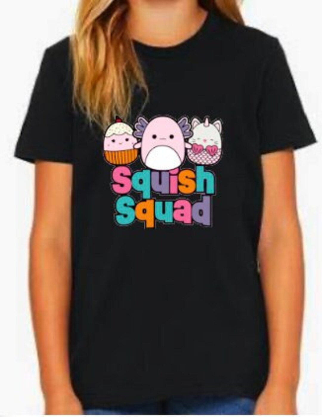 Super Cute Squish Squad Shirt for Girls, Squish Squad Birthday Shirt ...