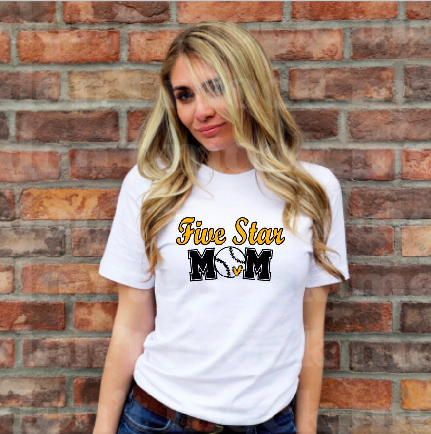 5 Star Mafia Baseball Shirts; Five Star, Mafia Baseball Mom, Mafia ...