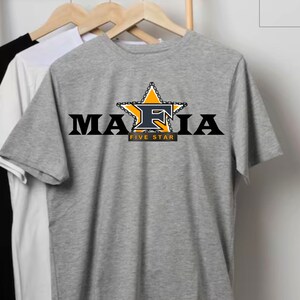 5 Star Mafia Baseball Shirts; Five Star, Mafia Baseball Mom, Mafia ...
