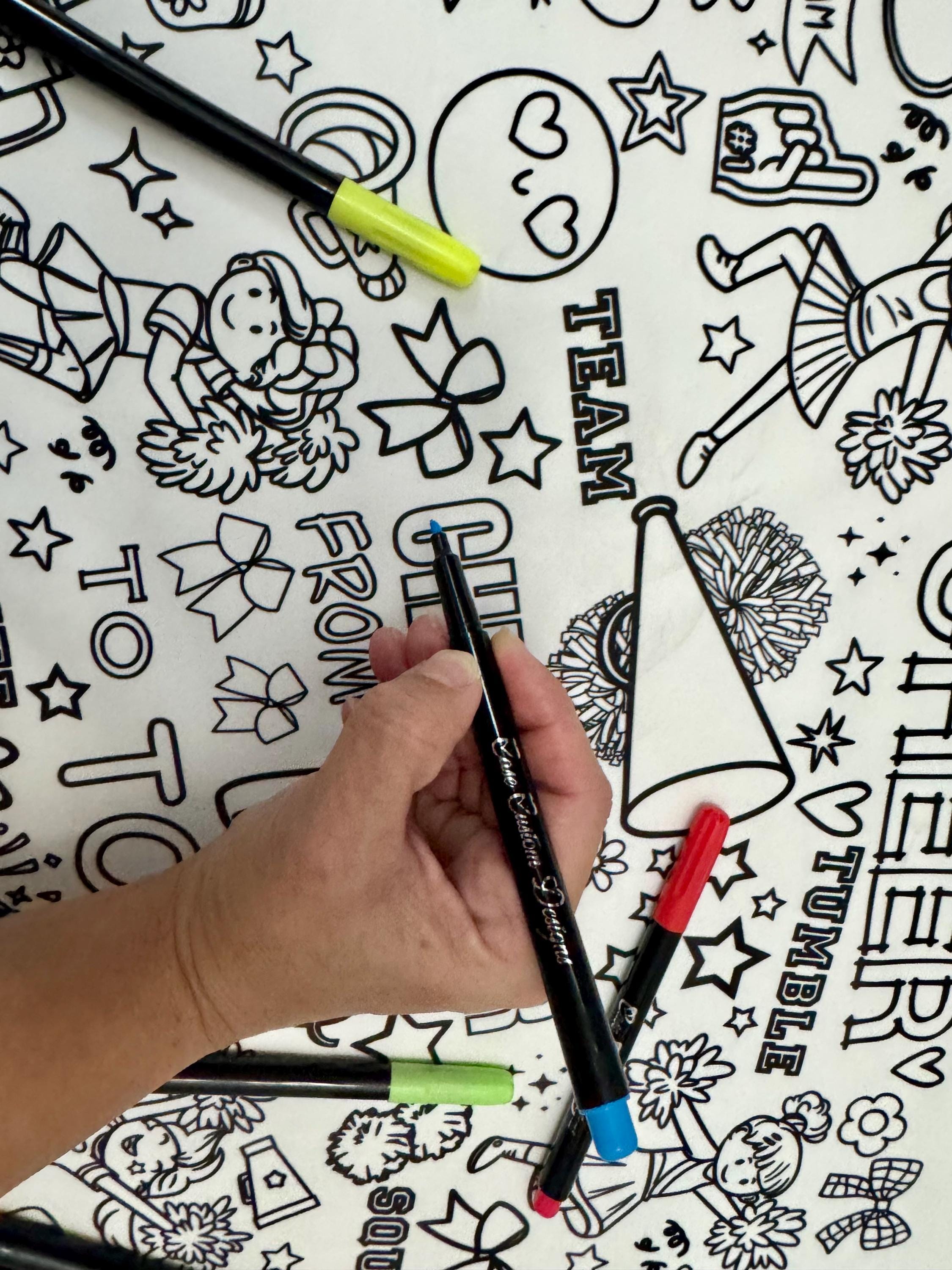 Color Your Own Pillowcase: Slumber Party Craft, Kids' Activity - Etsy