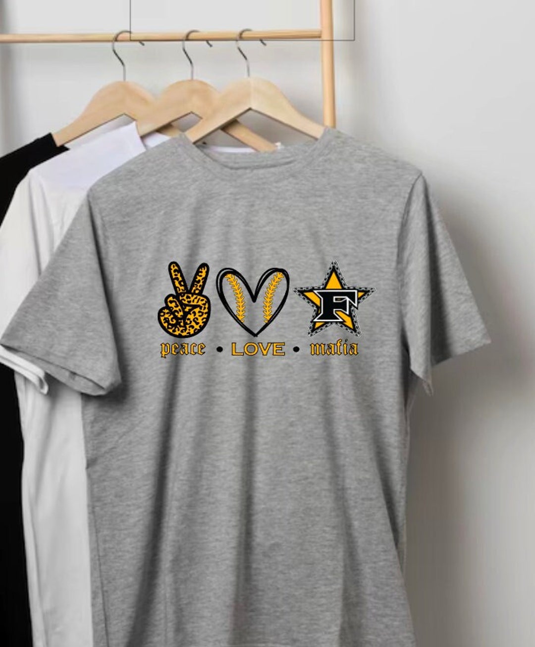 5 Star Mafia Baseball Shirts; Five Star, Mafia Baseball Mom, Mafia ...