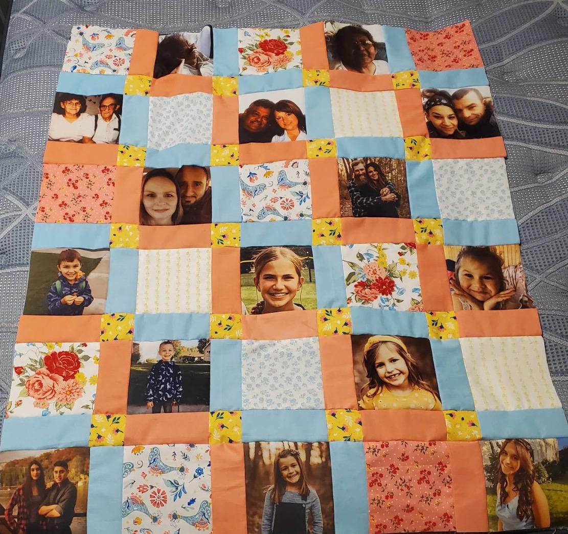 Custom Photo Quilt Blocks: Personalized Memory Quilts - Etsy