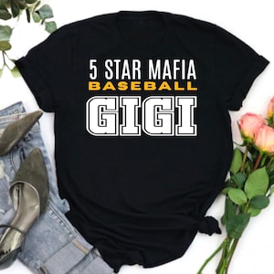 Mafia Baseball Gigi Shirt: 5 Star Grandma Tee - Etsy